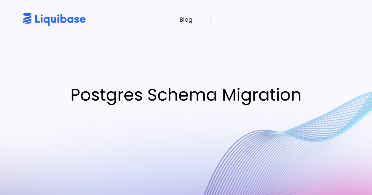 Postgres Schema Migration